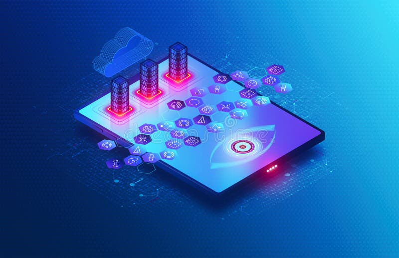 Observability And Monitoring Service Concept Cloud Based Saas Observability Platform 3d