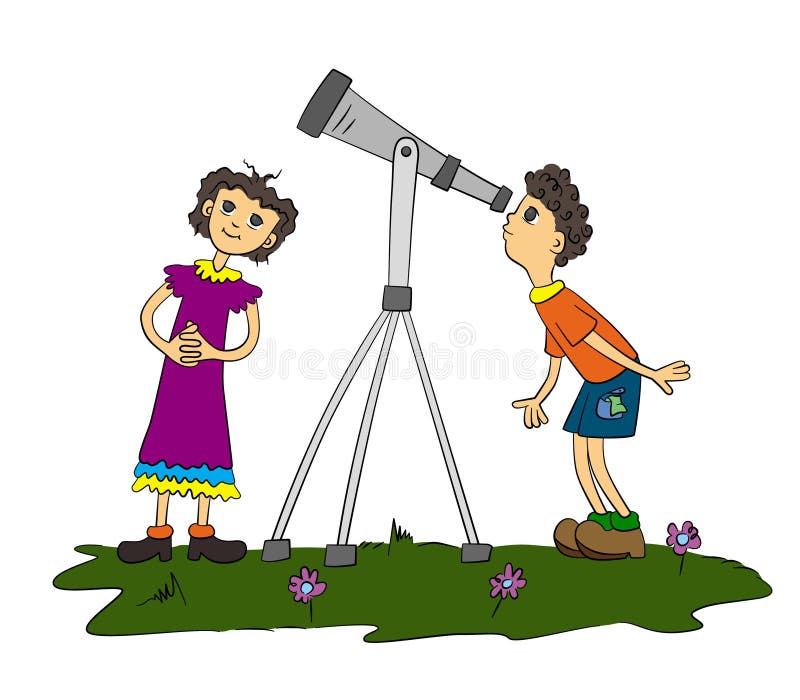 The observation stock illustration. Illustration of distant - 23212220