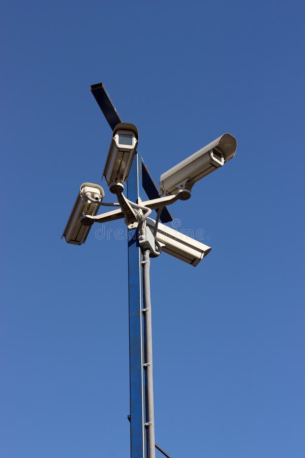 Observation cameras. stock photo. Image of camera, security - 14525034