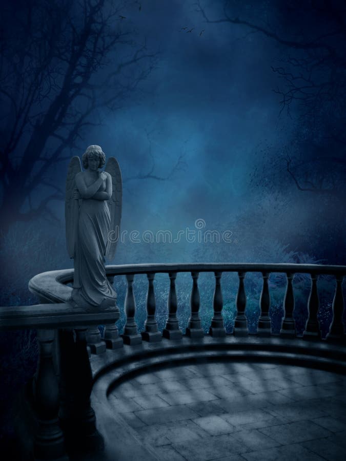 Observation Gothique D'anges Illustration Stock - Illustration du ...