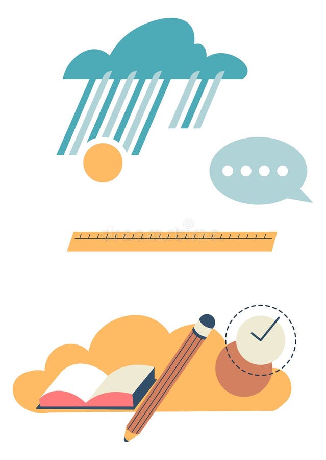 Meteorology and Forecast, Observation Instruments Stock Vector ...