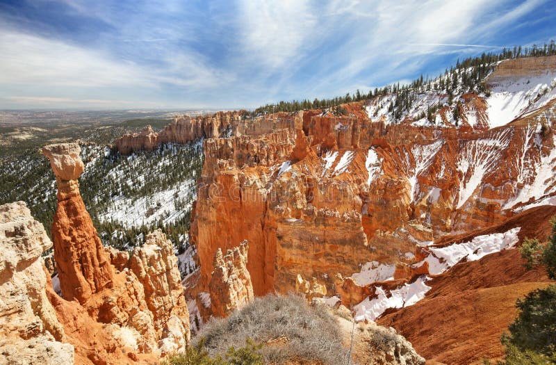 Observation Point in the Bryce Canyon Stock Photo - Image of desert ...