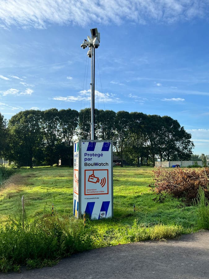 Avenhorn, Netherlands. June 2023. an Observation Post at a Construction ...