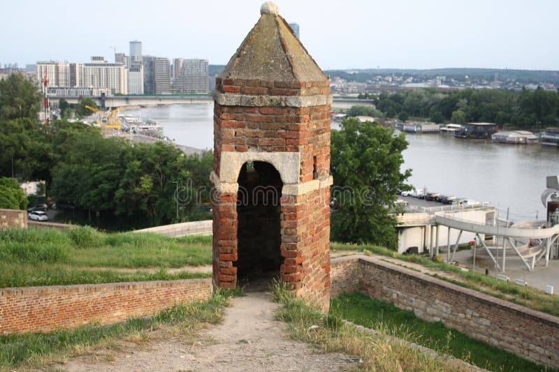 Observation Post on the Fortification Stock Image - Image of castle ...