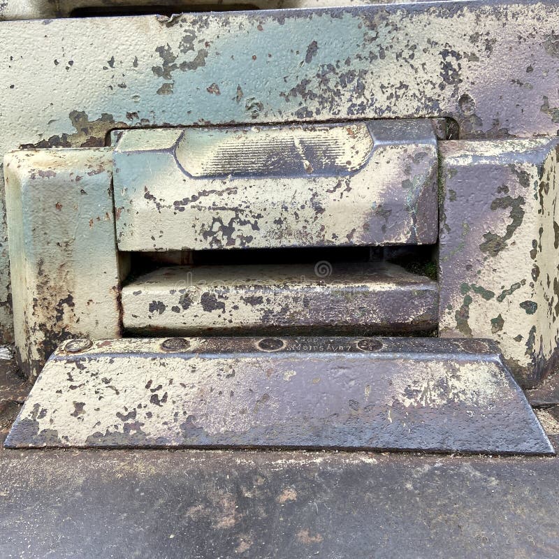 Observation slit on a tank stock photo. Image of tank - 233391606