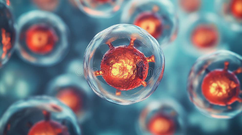 Observation of Stem Cell Division Mitosis Process Captured Under ...