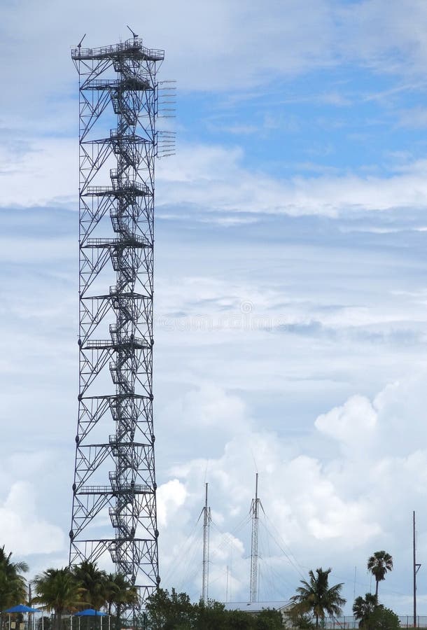 Observation tower stock image. Image of cloud, stairway - 29232069