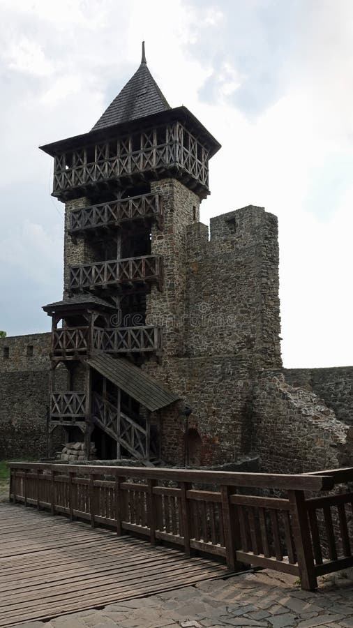 Observation Tower of Helfstyn Castle Stock Image - Image of fortress ...