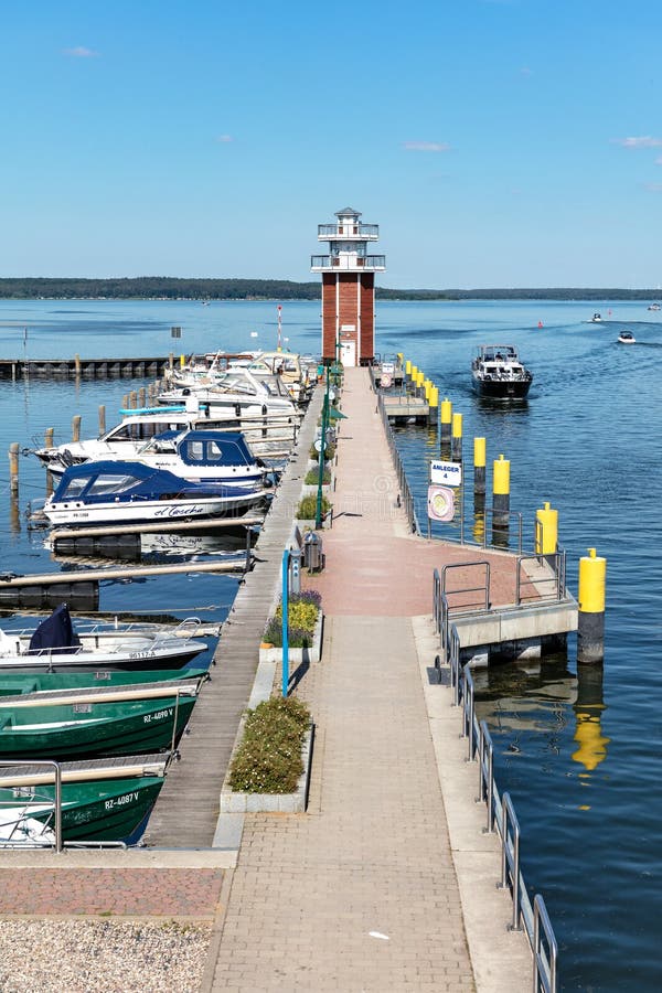 Observation Tower in Plau, Germany Editorial Photo - Image of port ...