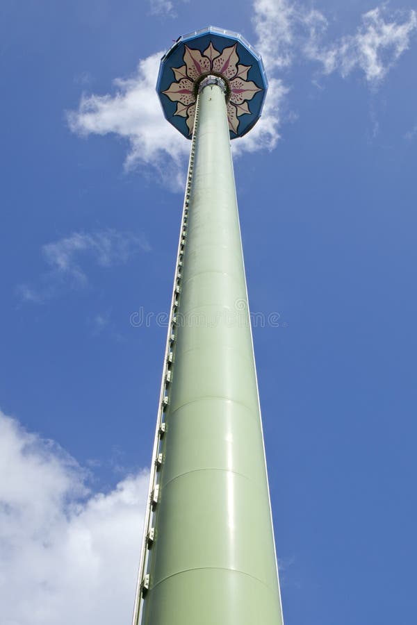 Observation Tower Ride in Playa Del Carmen, Mexico Stock Photo - Image ...