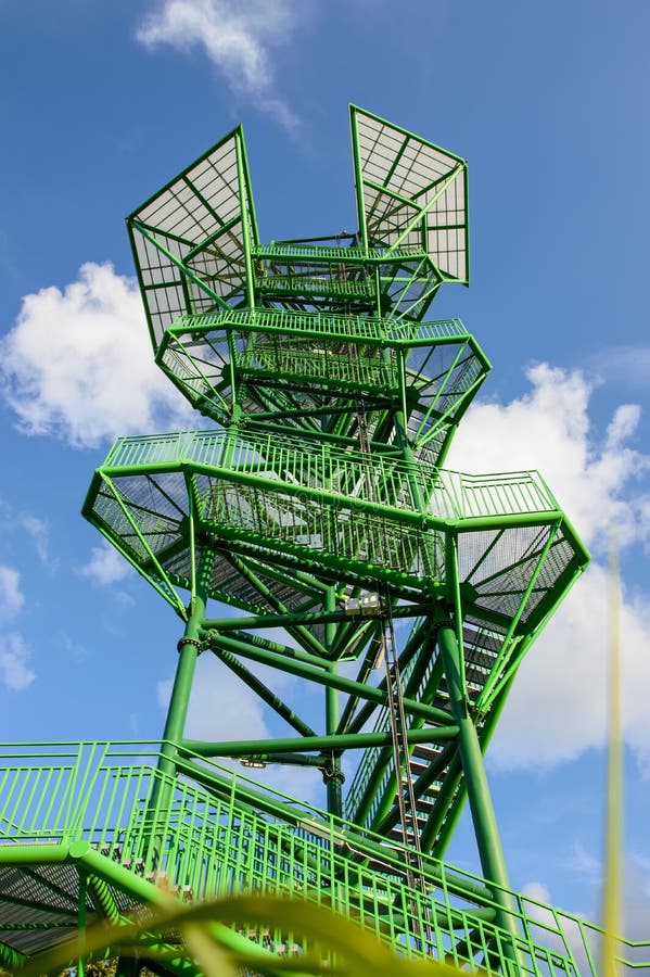 The Observation Tower, Tourist Attraction Stock Image - Image of ...