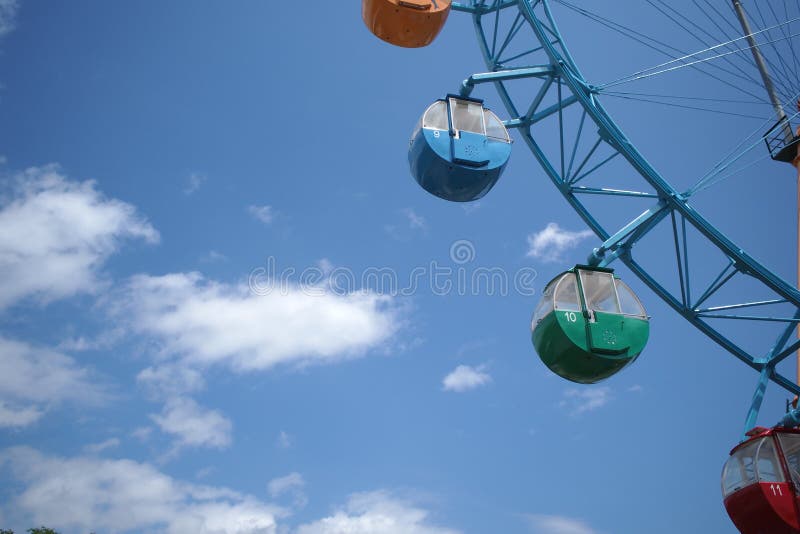 Observation Wheel stock photo. Image of excitement, blue - 56529104
