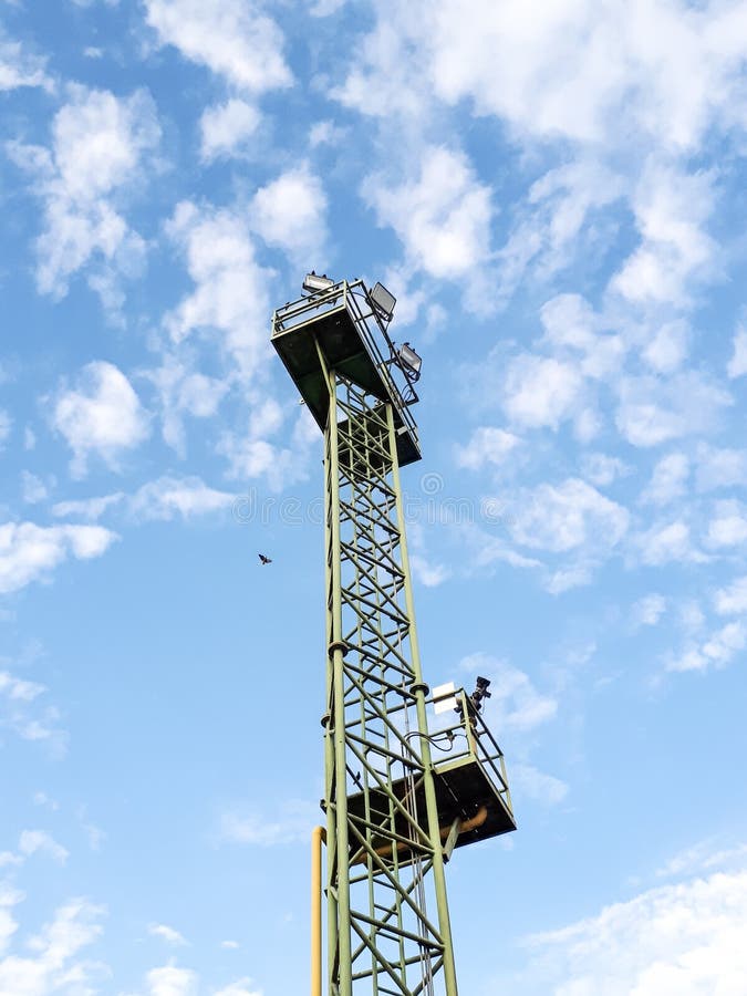 Observationtowerorlightingtower Stock Image - Image of ...