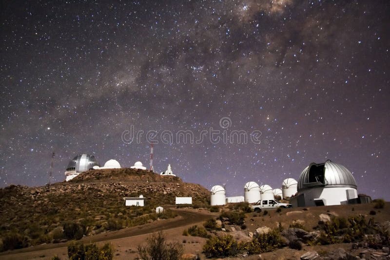Observatorio Interamericano De Cerro Tololo Imagen de archivo - Imagen ...
