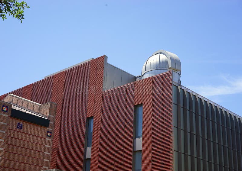 Observatory Atop Academic Building Stock Image - Image of telescope ...
