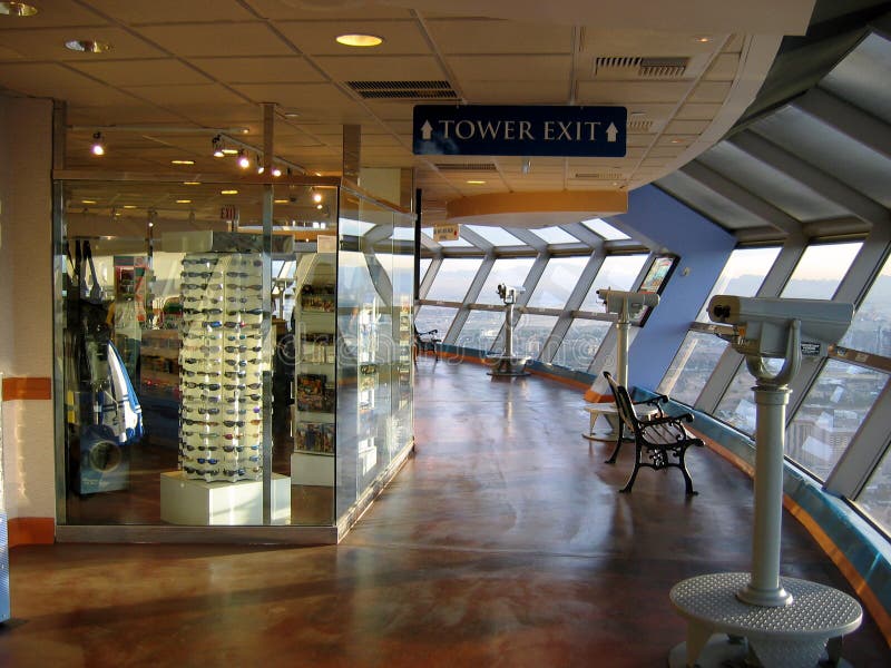 Observatory Deck With Transparent Glass Floor At Level 68 On Roof Top ...