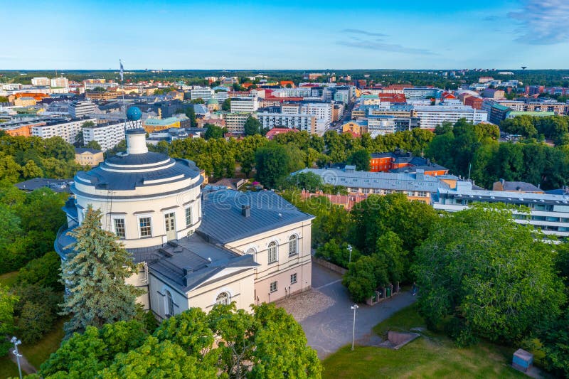 Observatory in Finnish Town Turku Editorial Photography - Image of ...