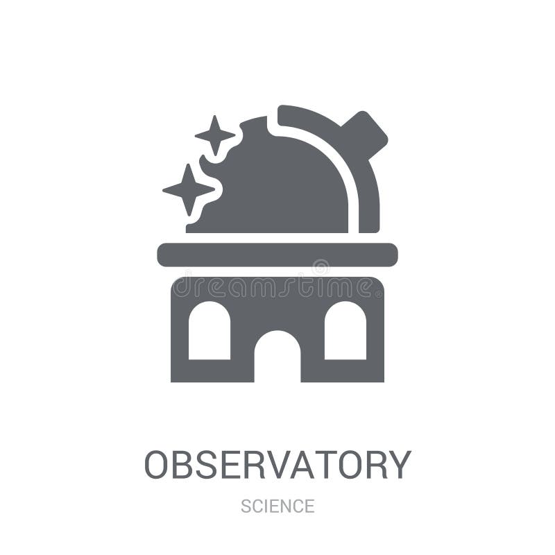 Observatory Icon from Collection. Stock Vector - Illustration of ...