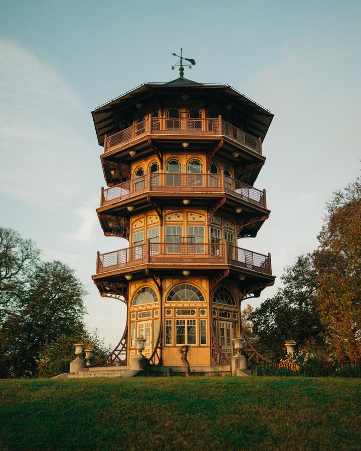 The Observatory at Patterson Park, Baltimore, Maryland Stock Image ...