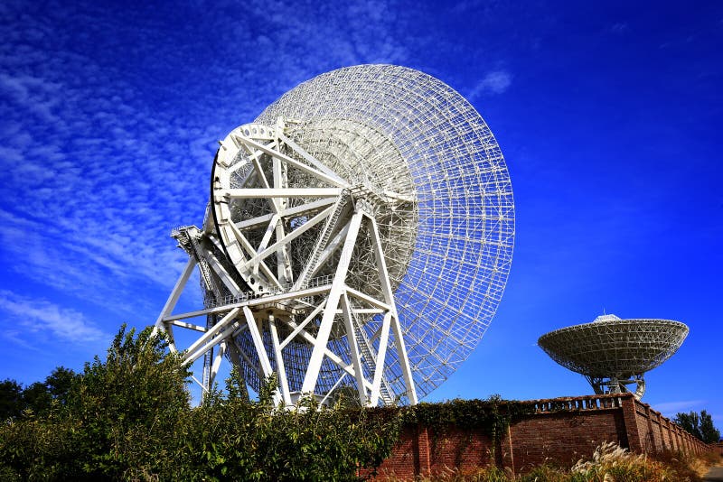 The Observatory Radio Telescope Stock Photo - Image of evening, galaxy ...
