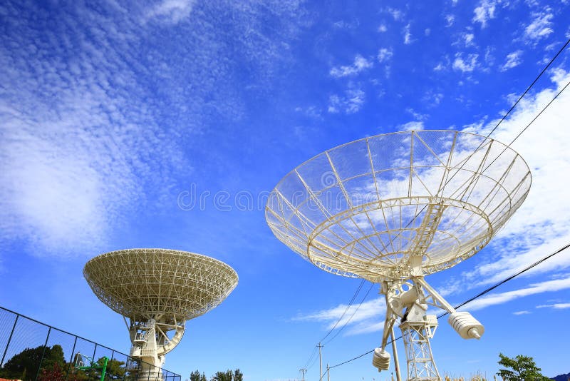 The Observatory Radio Telescope Stock Image - Image of radar ...