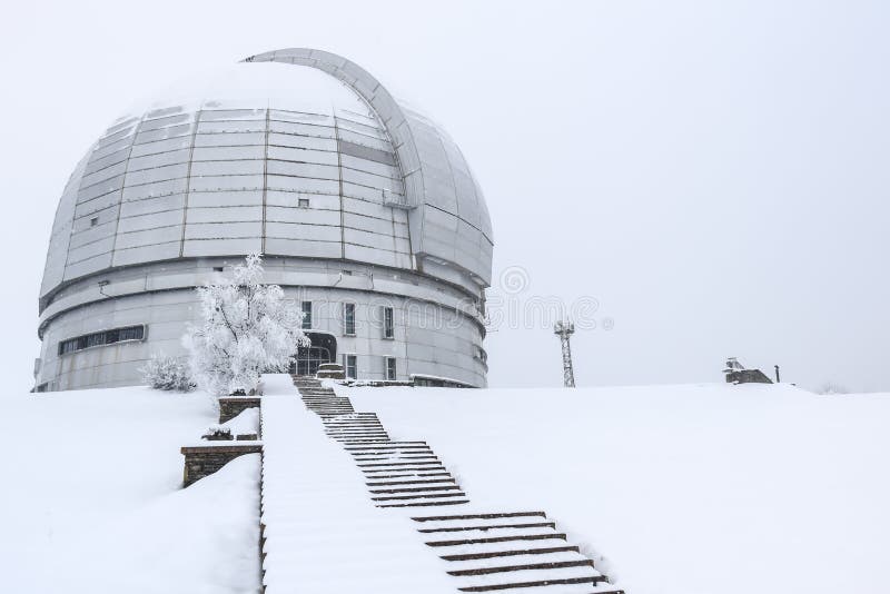 Observatory stock image. Image of space, cloudy, architecture - 74306533