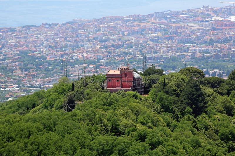 Observatory Vesuvius stock image. Image of napoli, building - 117741735