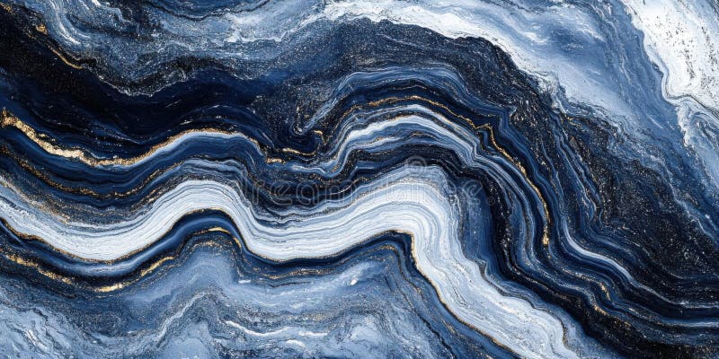 Observe Abstract Stone, with Gold Veins, Marble, Ink, Liquid, Texture ...