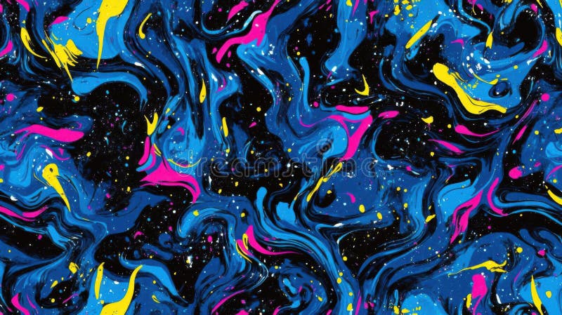Observe Fluid Abstraction Creates Vibrant Space Background and Texture ...