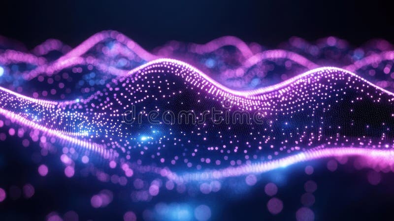 Observe Light Particle Waves, Data Visualization with Abstract ...