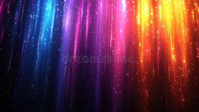 Observe Lights Falling with Shine, Colored Lights Texture Theme or ...