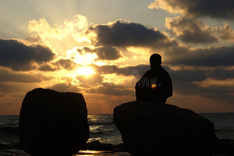 Observer stock image. Image of heaven, ocean, wave, clouds - 18815837