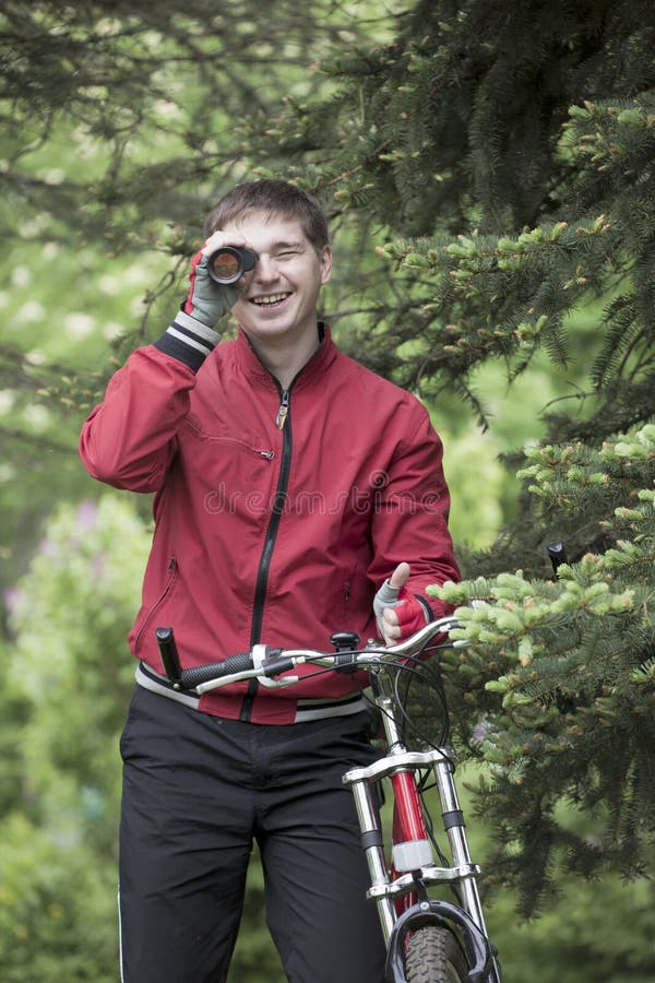 The observer stock image. Image of adventure, caucasian - 25055597