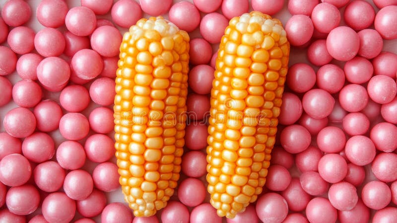 Observing Agricultural Heritage with Diverse Corn Decorations Stock ...