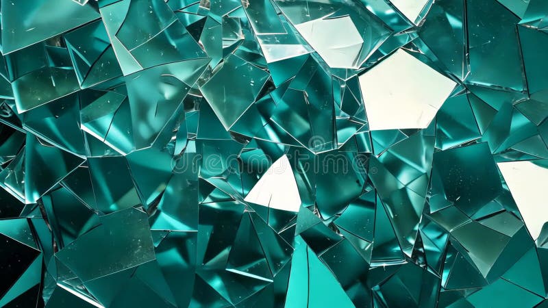 Exploring Shattered Annealed Glass Showcasing Intricate Patterns and ...