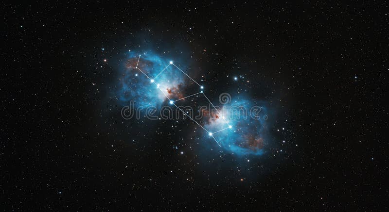 Observing Constellation Formation with Nebula Clouds and Starfield in ...