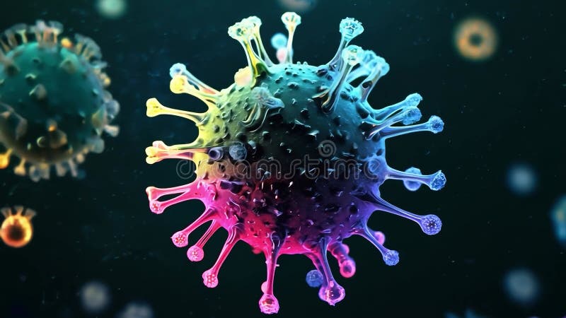 Observing the Dynamic Mutation of a Virus with Rna Structure Stock ...