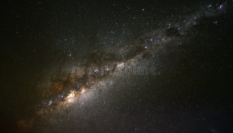 Milky Way Core in Landscape Stock Image - Image of cosmos, elbrus ...