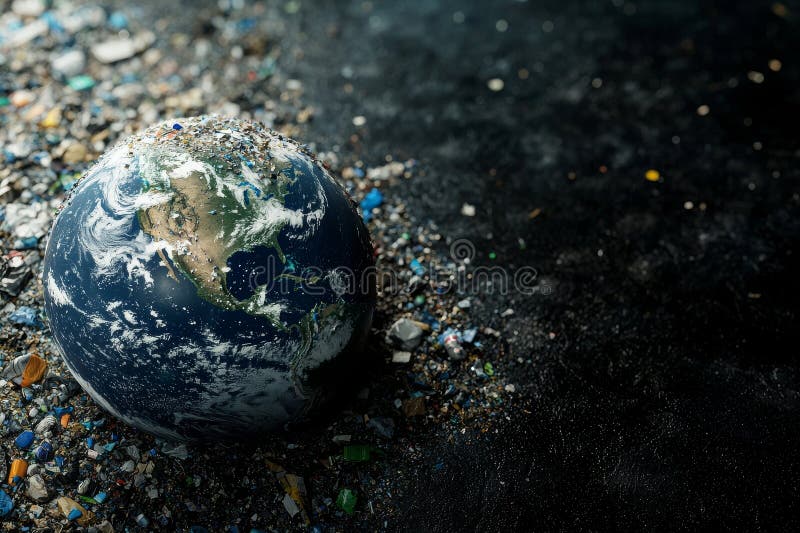 Observing the Planet from Space, we See that it is Covered in Garbage ...