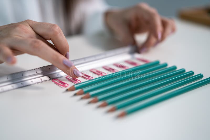 Obsessed Compulsive Perfectionist with OCD Disorder Stock Image - Image ...