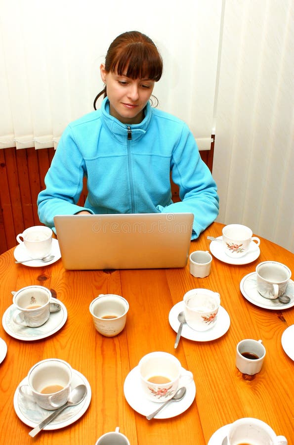 Obsession stock photo. Image of alone, laptop, industry - 24437258