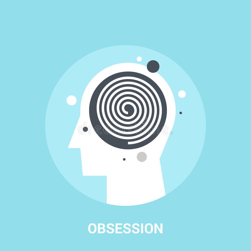 Obsession icon concept stock vector. Illustration of manipulation ...