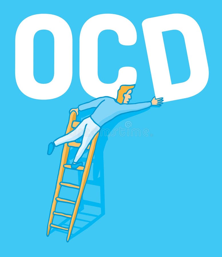 Obsessive Compulsive Disorder Stock Vector - Illustration of control ...