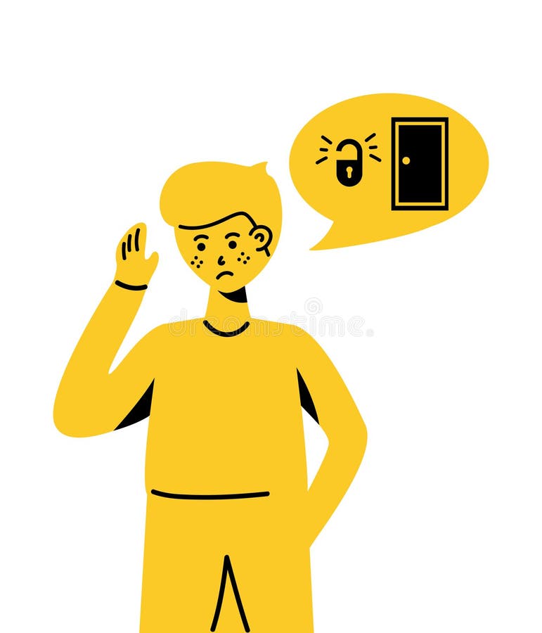 Obsessive Compulsive Disorder Guy Stock Vector - Illustration of ...