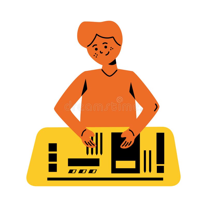 Obsessive Compulsive Disorder Man Stock Vector - Illustration of ...