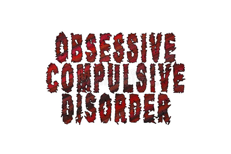 Obsessive Compulsive Disorder OCD, Banner, Poster and Sticker Stock ...