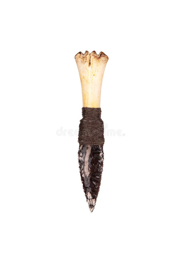 Bone Handle knife stock photo. Image of pointed, iron - 12408060