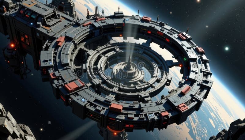 Interlinked Modular Habitats Stock Illustrations – 1 Interlinked ...