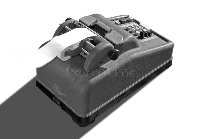 Old adding machine buttons stock image. Image of machine - 121294665