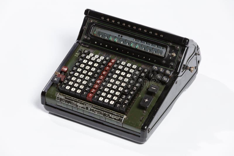 Obsolete Calculator, Old Calculator. Stock Photo - Image of retro ...